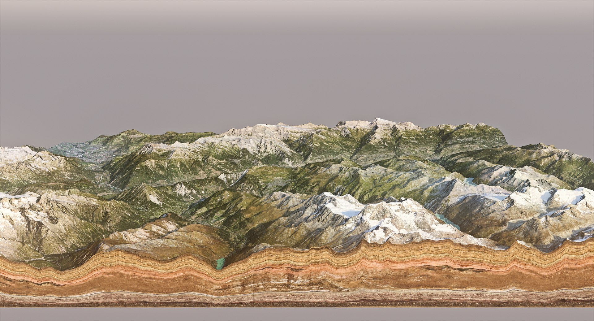 3d Alps Landscape Terrain