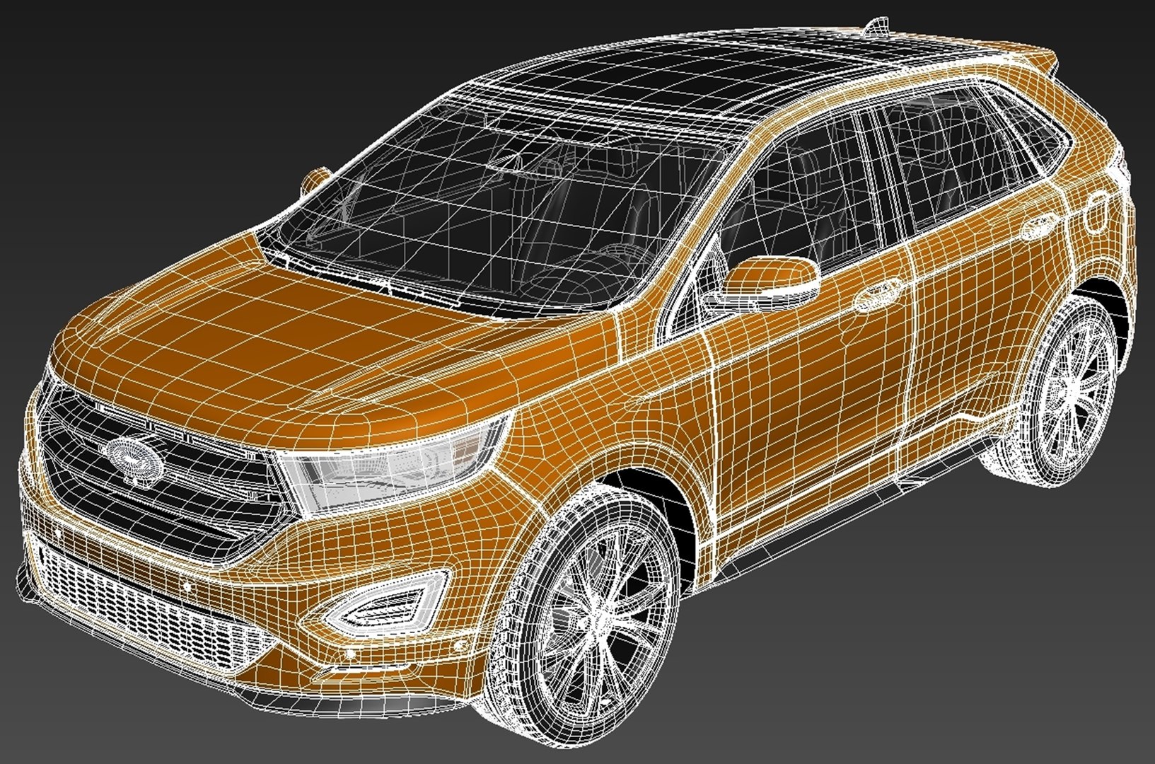 3D Ford Edge 2015 - TurboSquid 2222036
