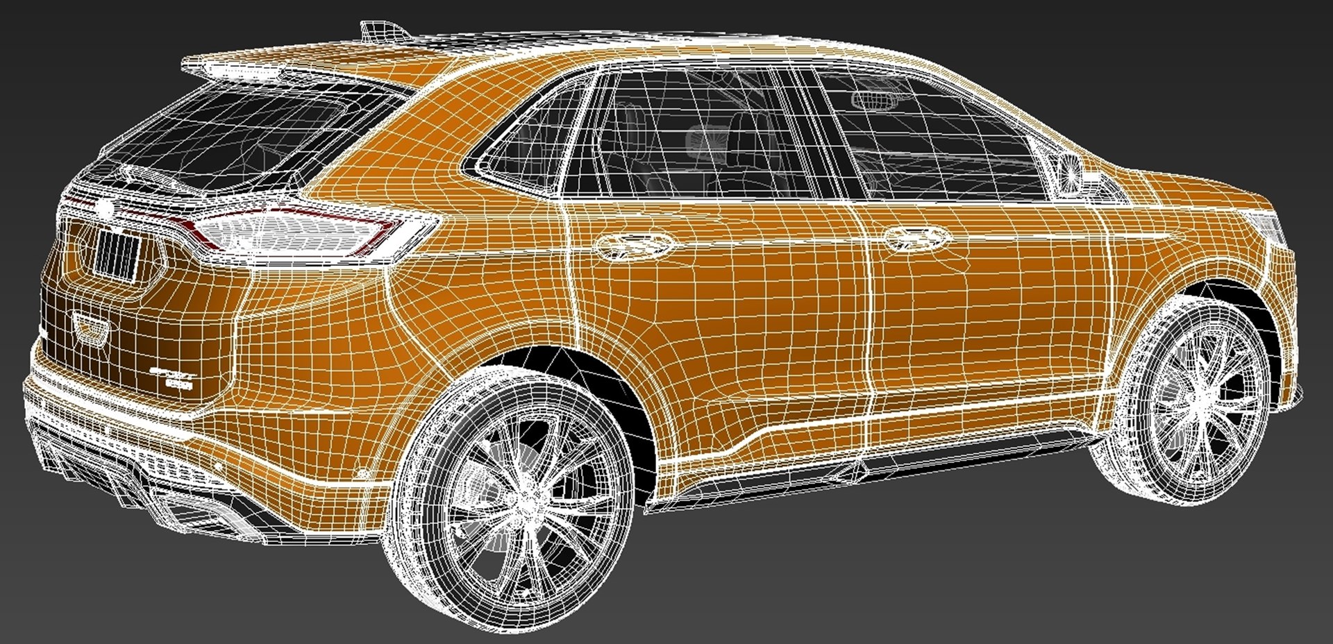 3D Ford Edge 2015 - TurboSquid 2222036