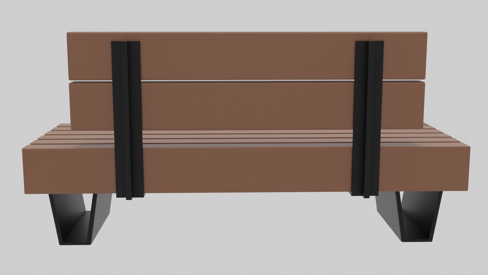 Free 3D Low Poly Wooden Bench Model - TurboSquid 2053710