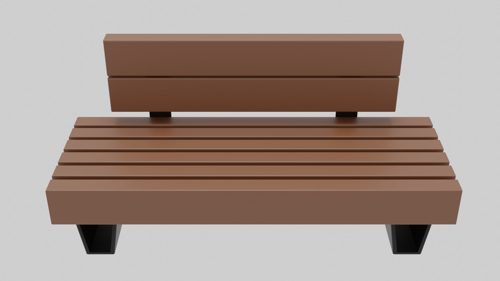 Free 3D Low Poly Wooden Bench Model - TurboSquid 2053710