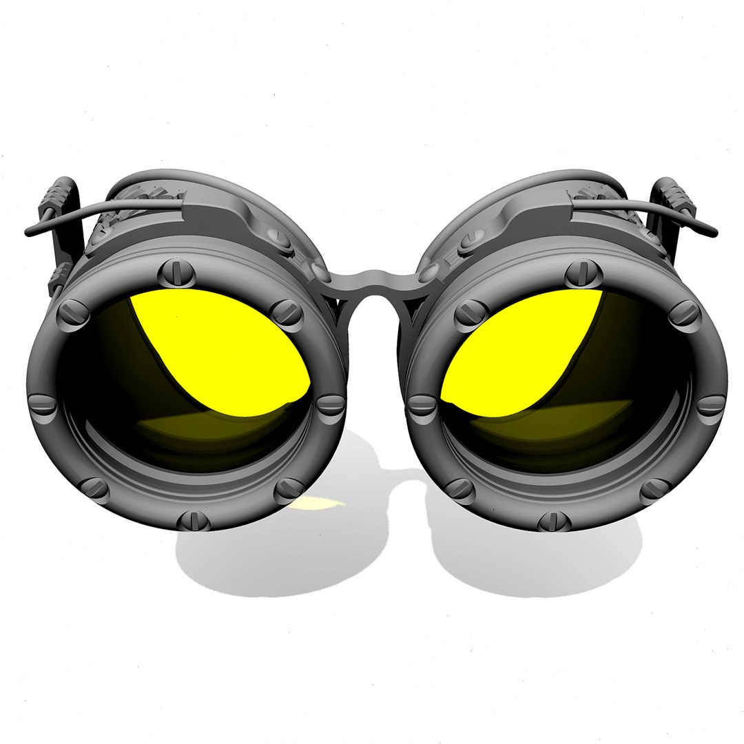 3D Steampunk Cosplay Goggles - 3d Print Ready Model - TurboSquid 1877295