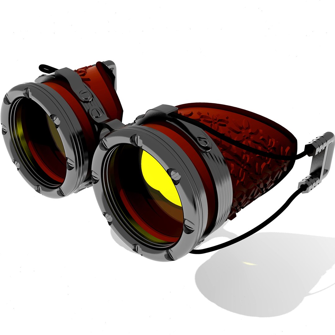 3D Steampunk Cosplay Goggles - 3d Print Ready Model - TurboSquid 1877295