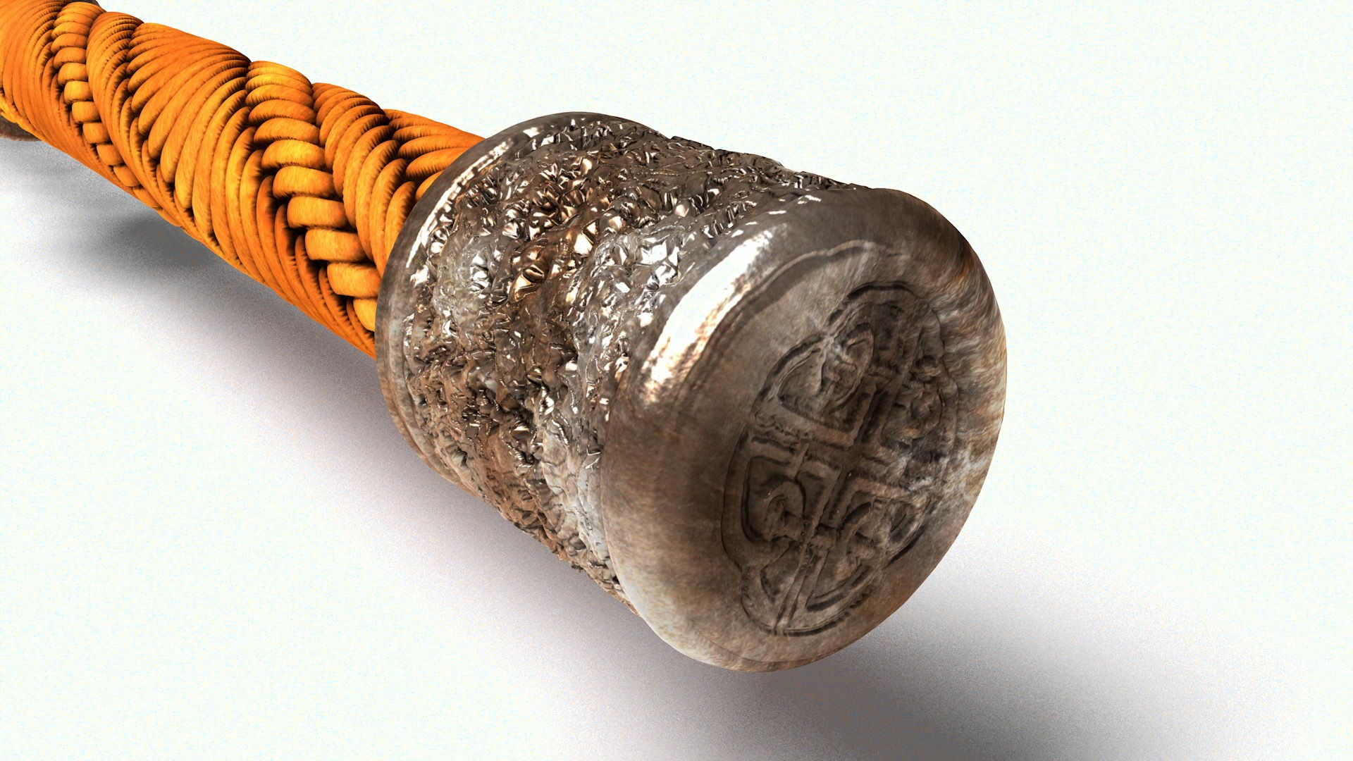 Weapon Medieval Mace 3d C4d