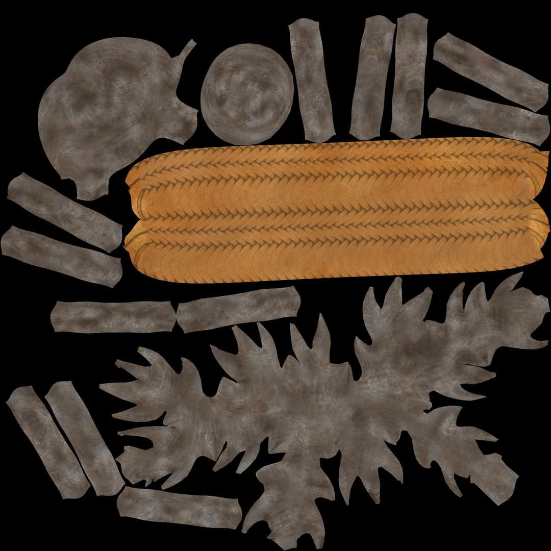 Weapon Medieval Mace 3d C4d