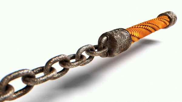 weapon medieval mace 3d c4d