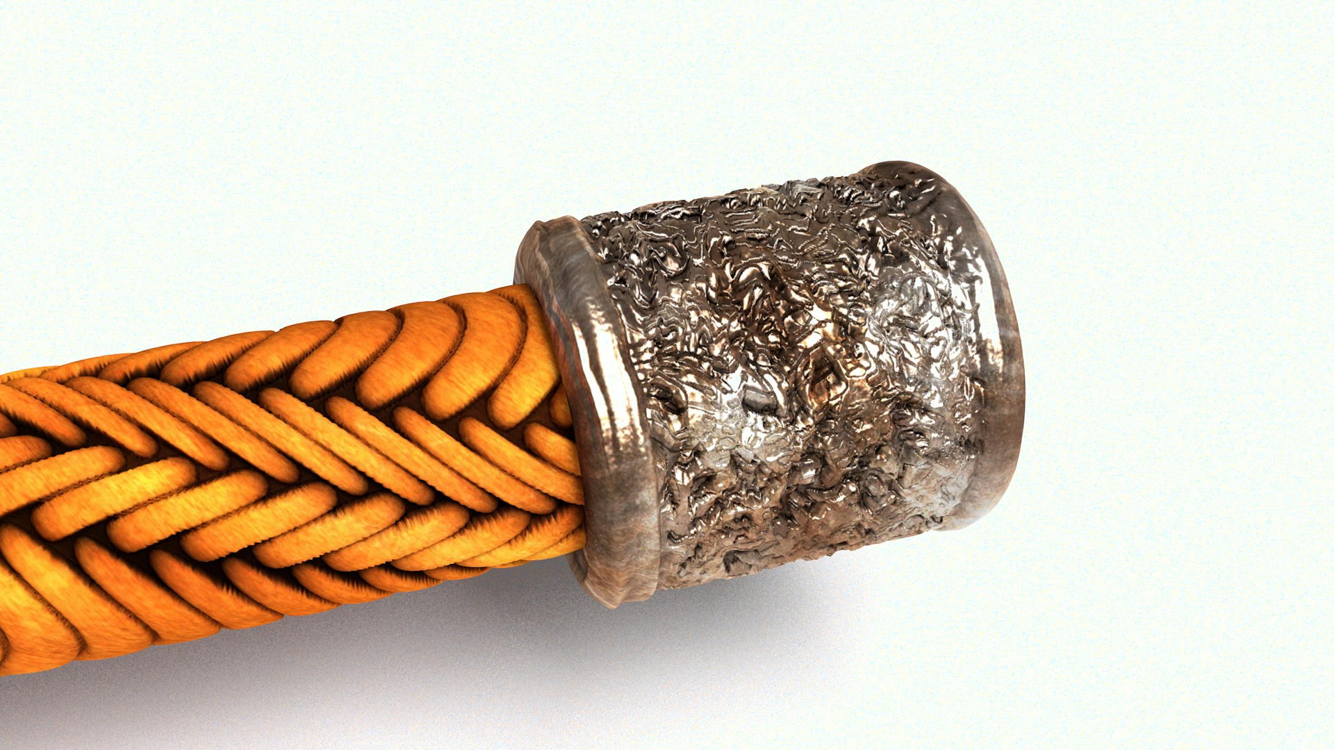 Weapon Medieval Mace 3d C4d