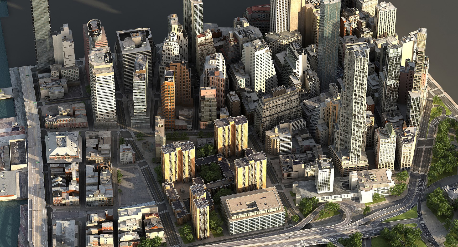 Manhattan Lower 3D Model - TurboSquid 1384672