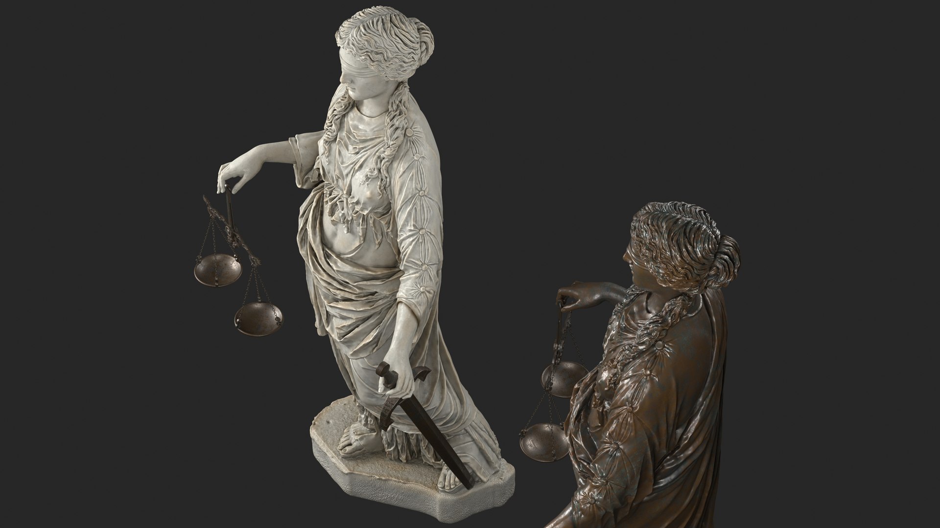 3D Lady Justice - TurboSquid 1915476