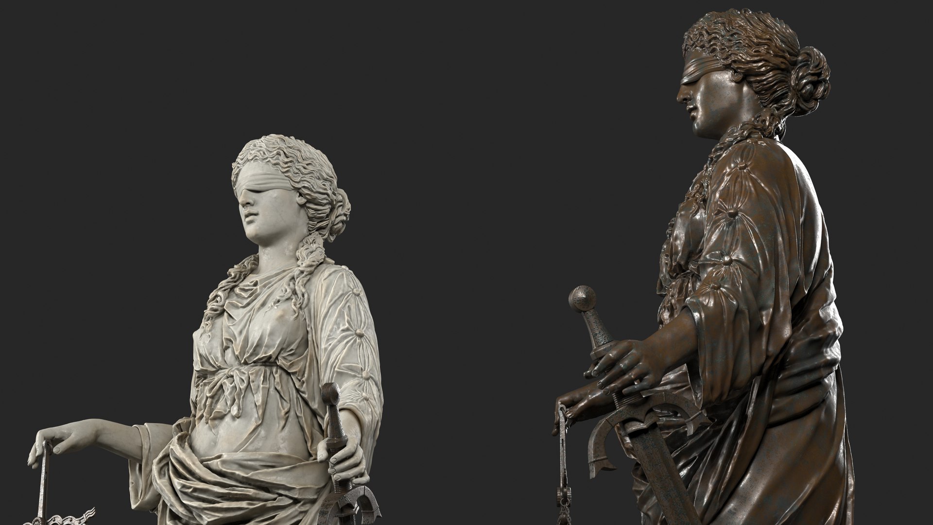 3D Lady Justice - TurboSquid 1915476