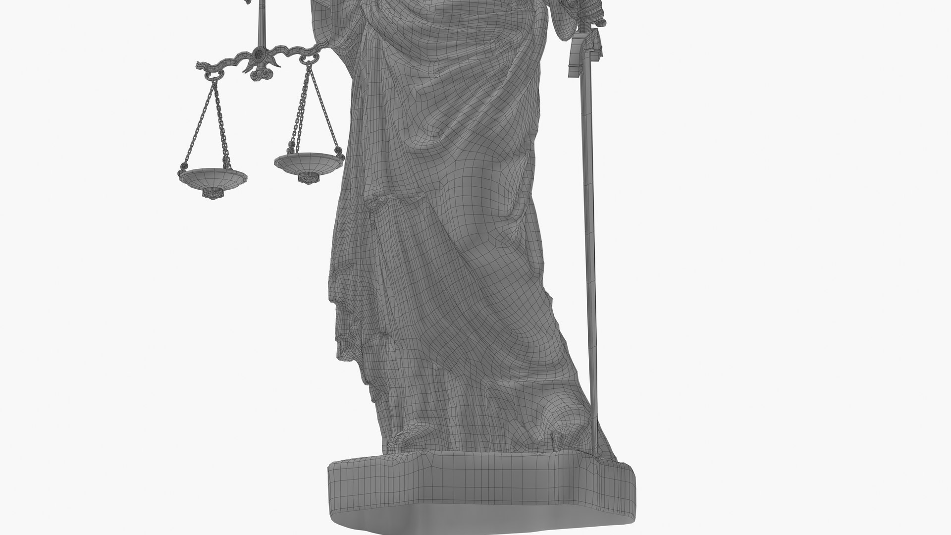 3D Lady Justice - TurboSquid 1915476