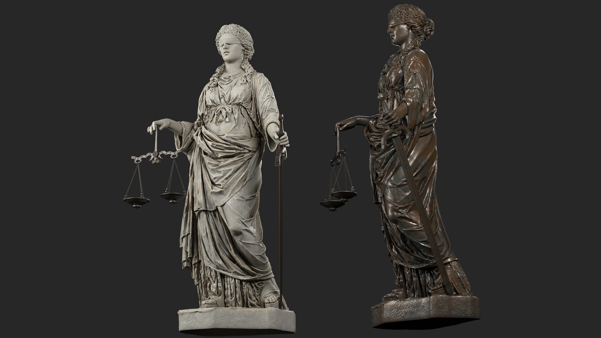 3D Lady Justice - TurboSquid 1915476