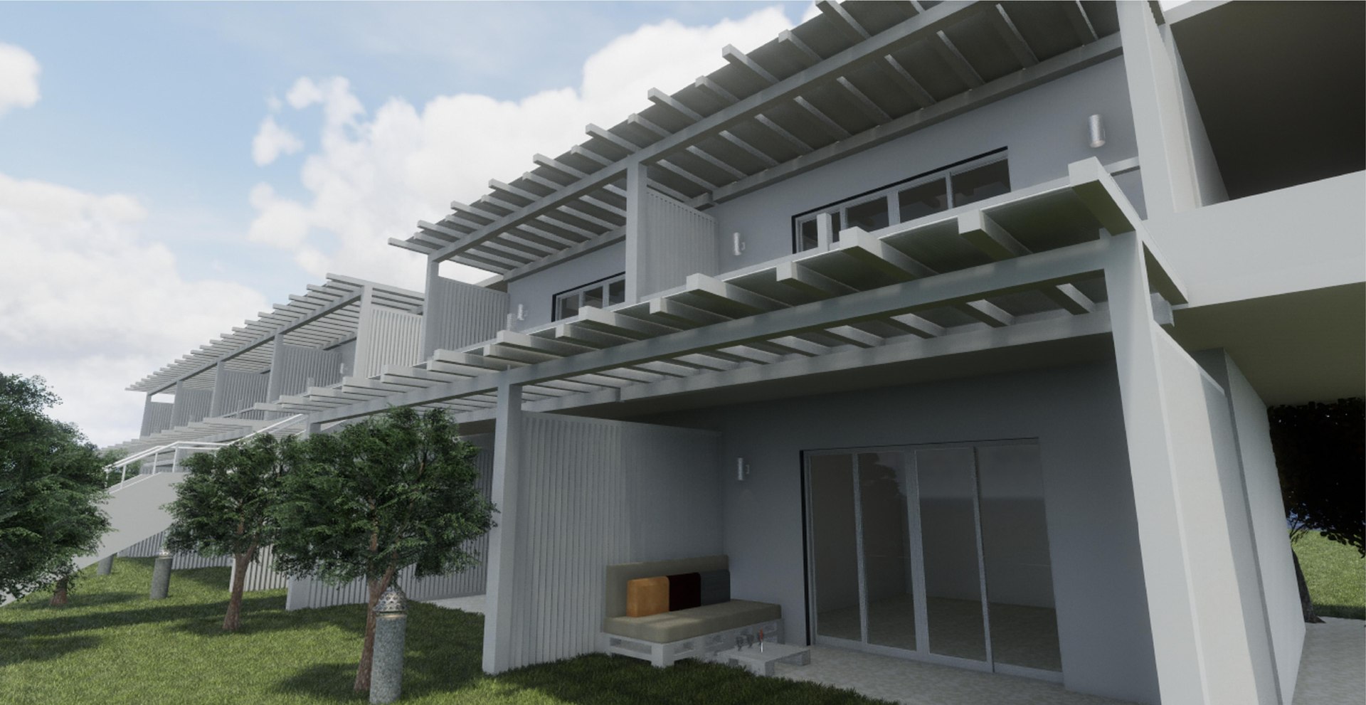 3D Model Revit Building Greece - TurboSquid 1257538