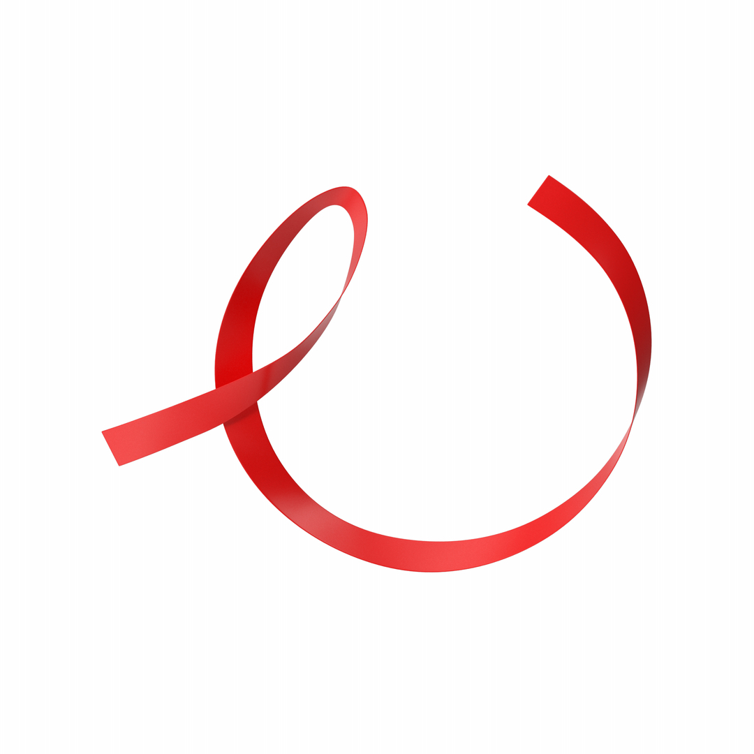 Red Ribbon 3D - TurboSquid 2210098