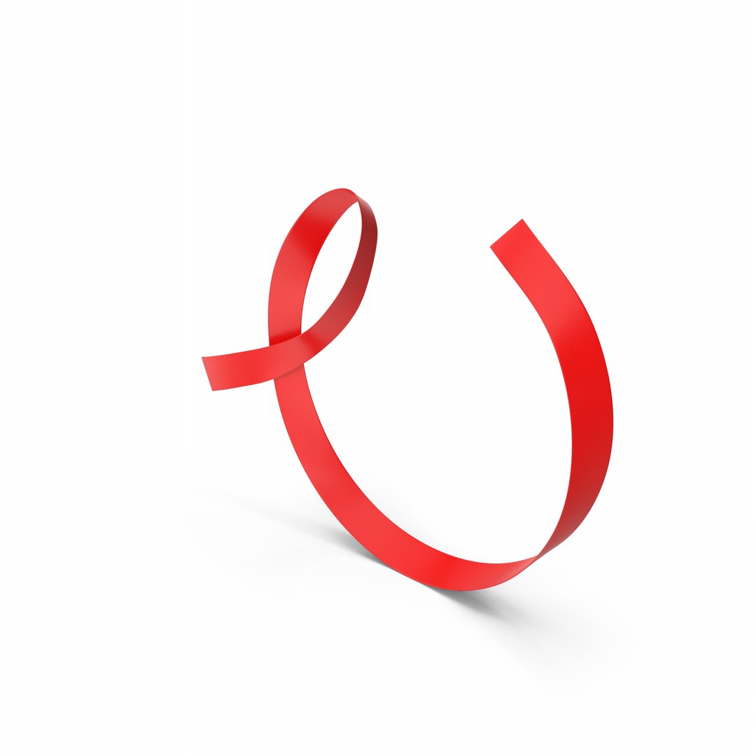 Red Ribbon 3D - TurboSquid 2210098