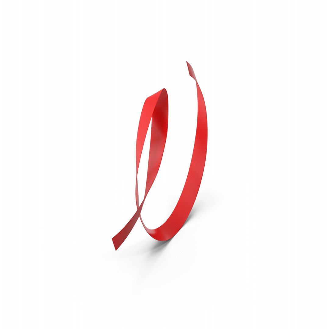 Red Ribbon 3D - TurboSquid 2210098