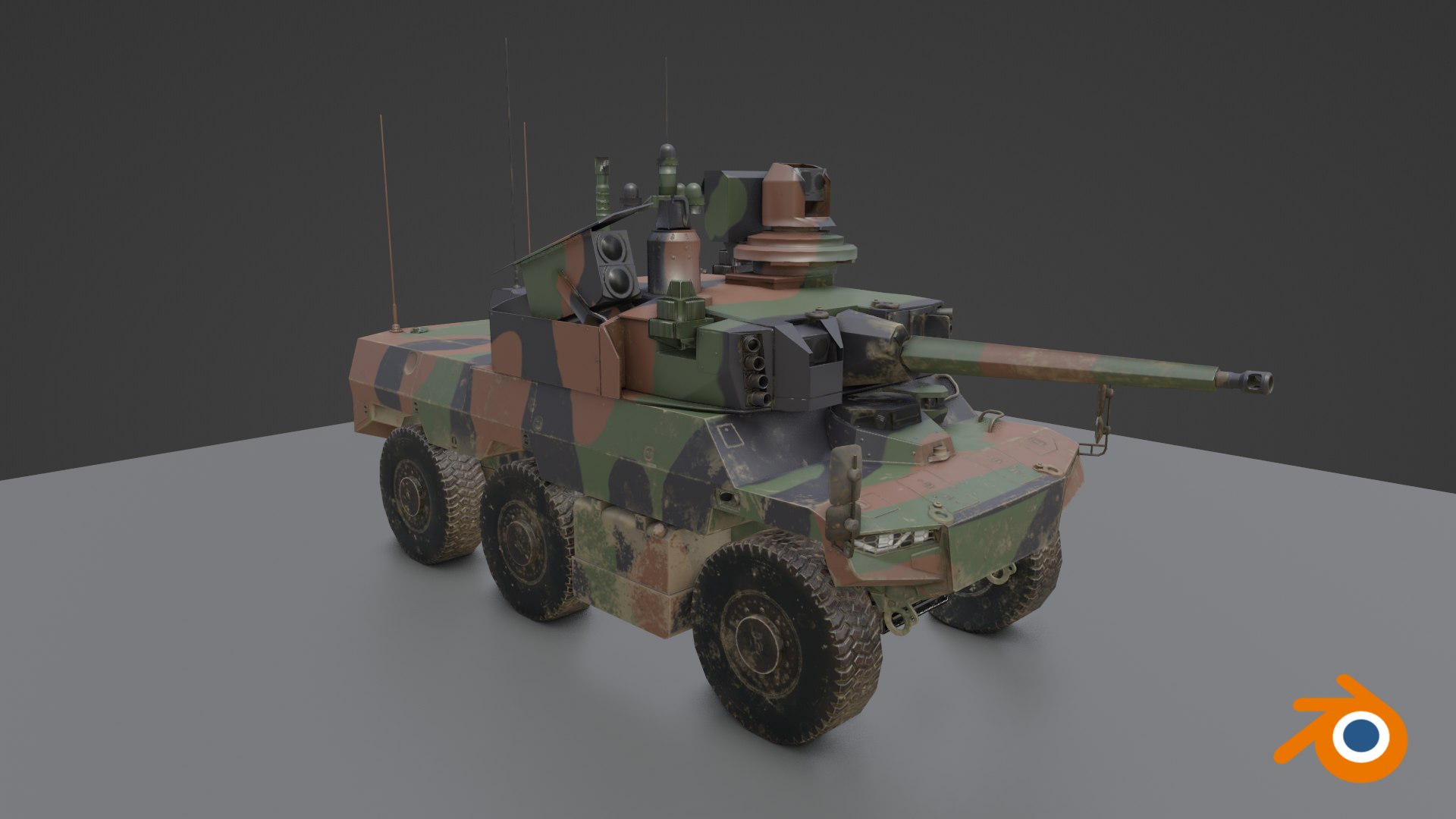 NexterJaguar EBRC 3D Model - TurboSquid 1913084