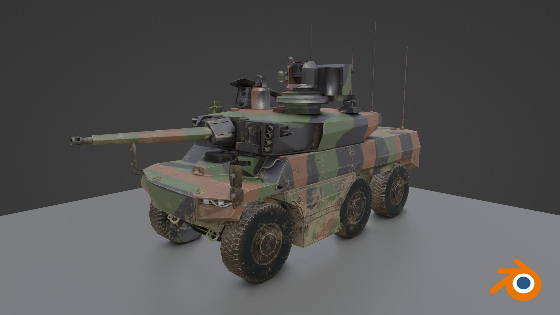 NexterJaguar EBRC 3D Model - TurboSquid 1913084