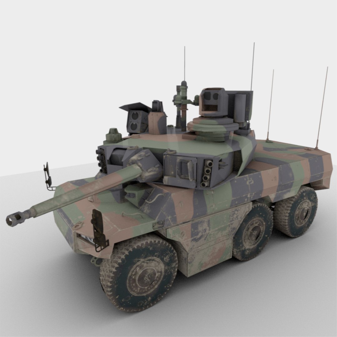 NexterJaguar EBRC 3D Model - TurboSquid 1913084