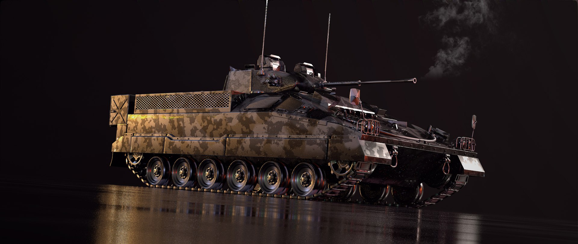 Tank 3D - TurboSquid 1637004