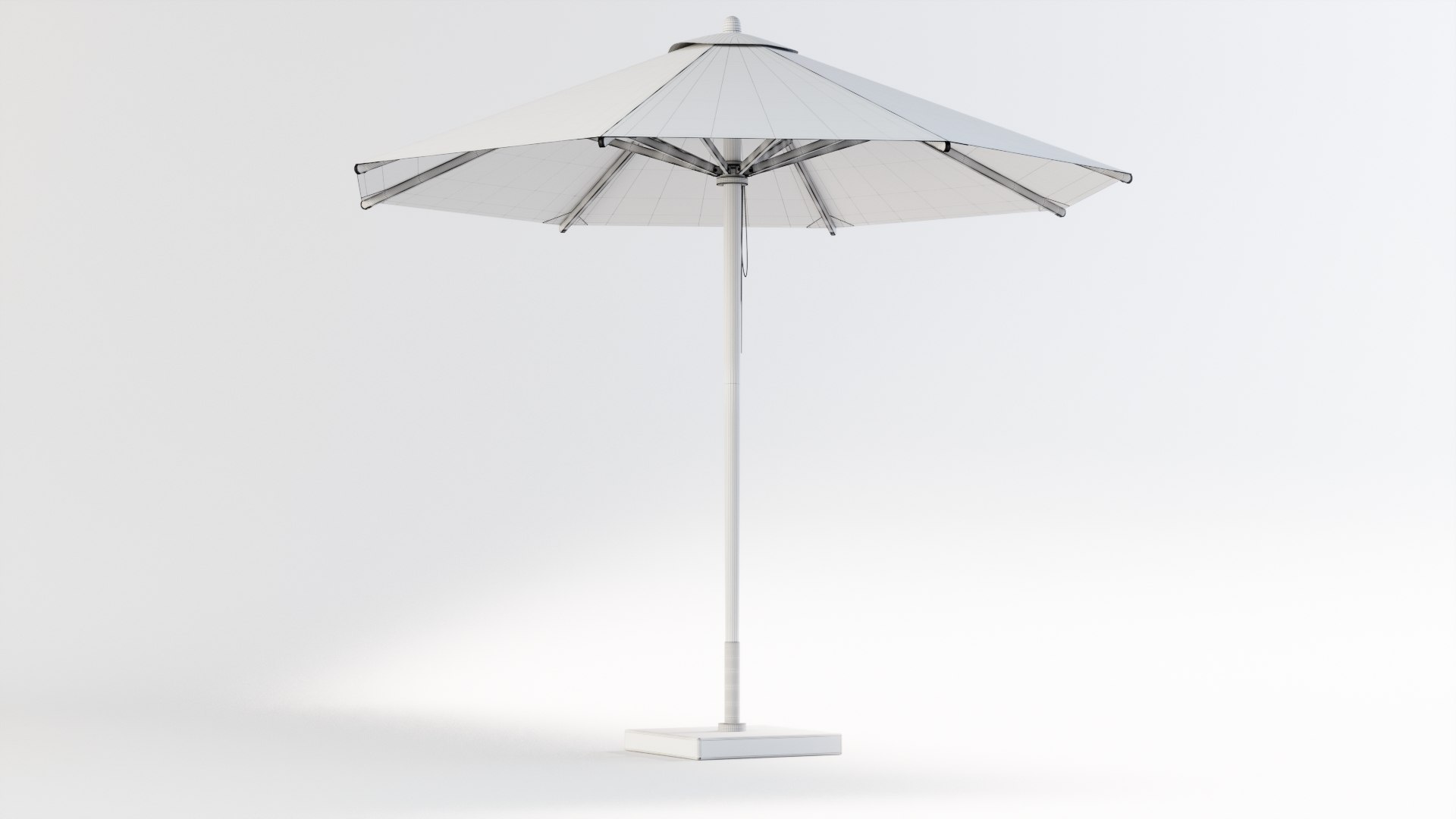 3D Patio Parasol Model - TurboSquid 2151367