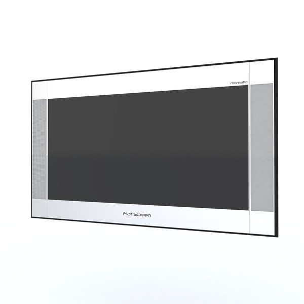 flat screen 3d obj