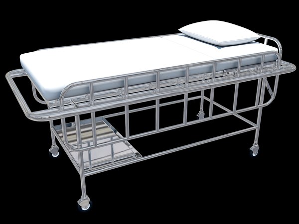 patient bed 3d model