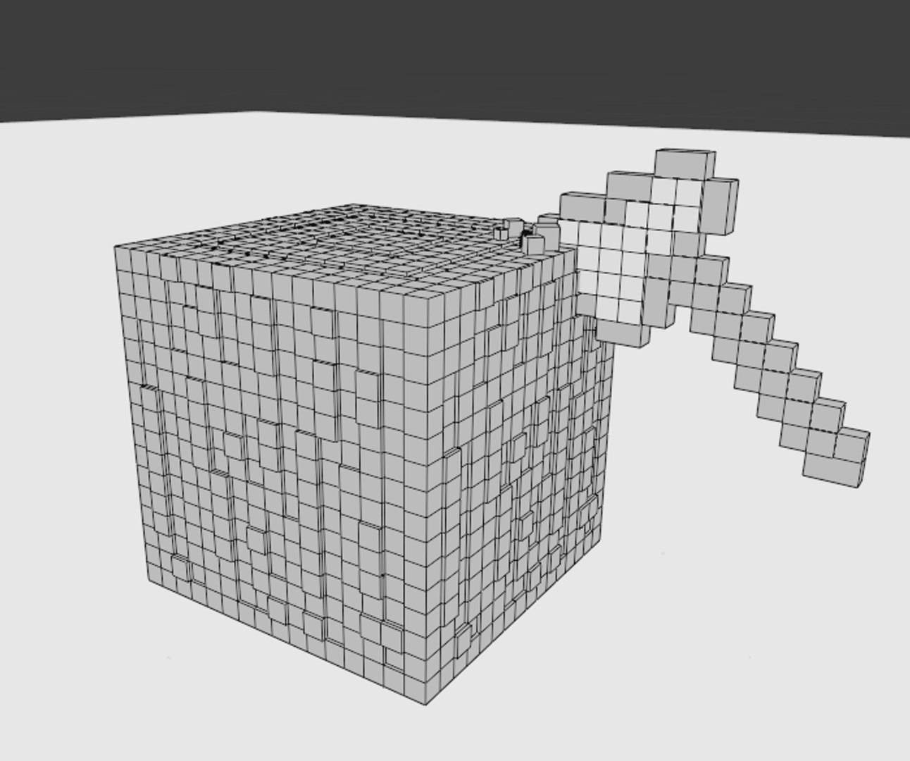 3D oak block axe model - TurboSquid 1639086