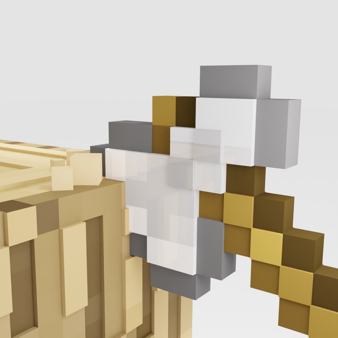 3D oak block axe model - TurboSquid 1639086