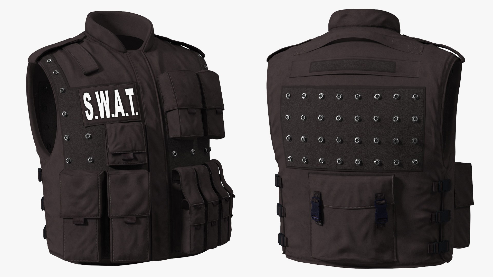 3D SWAT Tactical Vest Model - TurboSquid 2131590