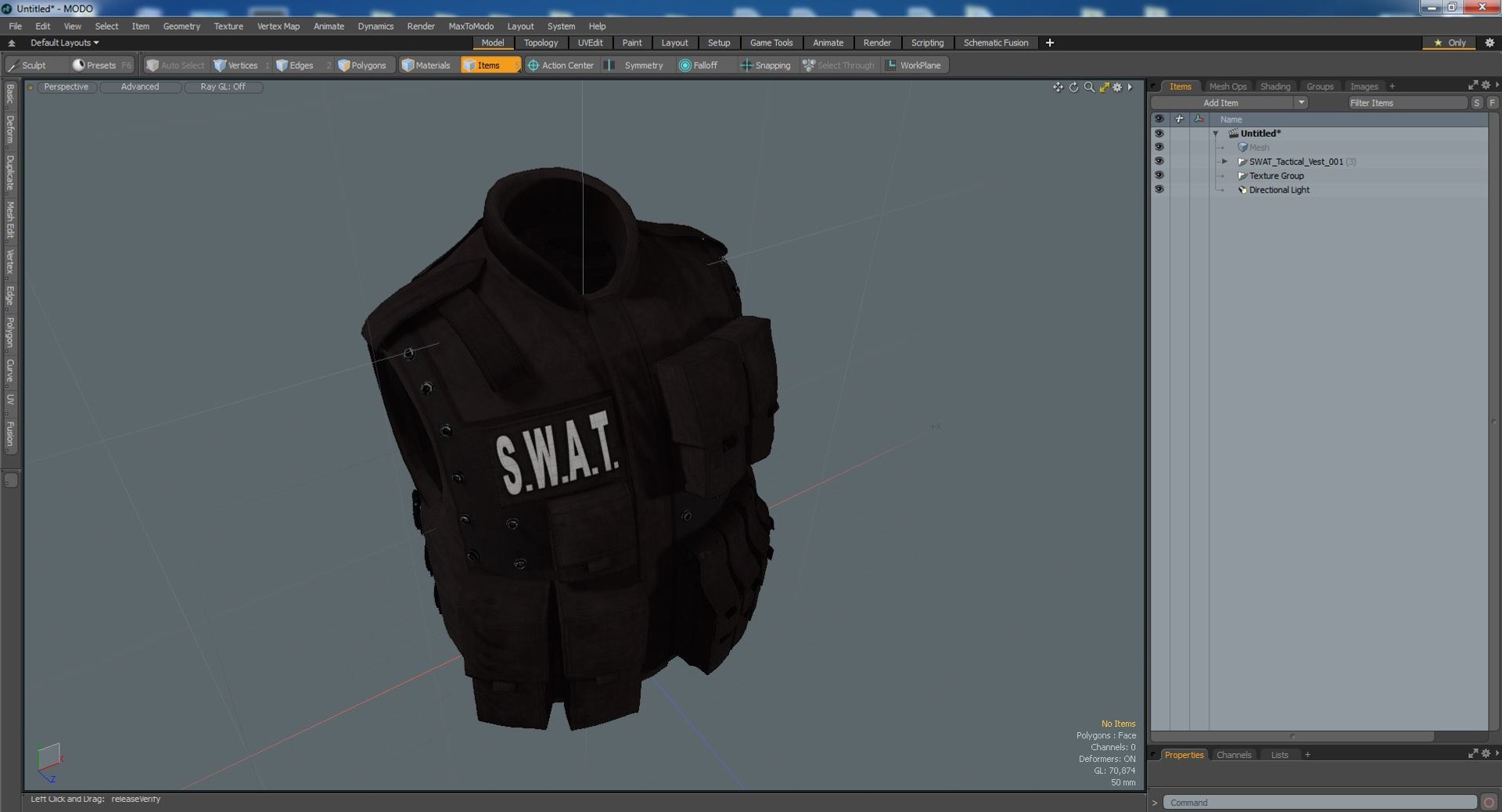 3D SWAT Tactical Vest model - TurboSquid 2131590