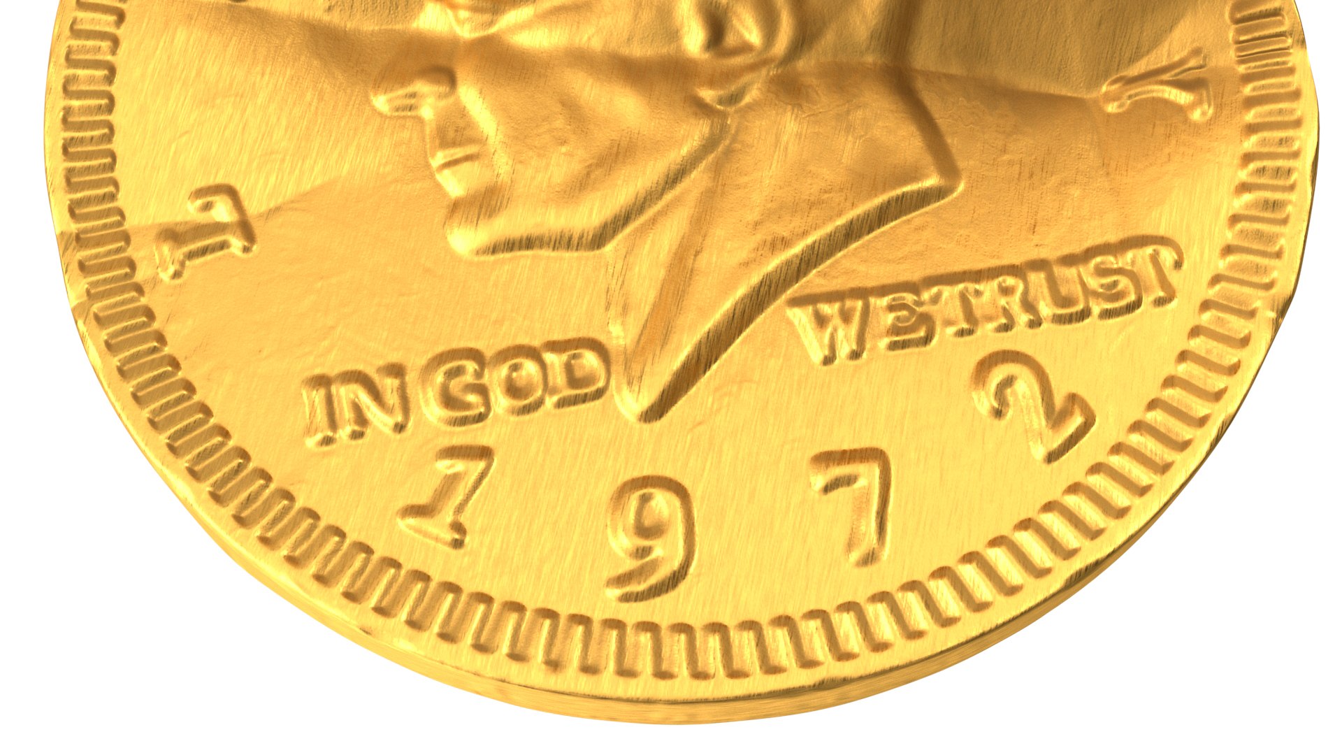 Chocolate Coin With Opened Gold Foil Wrapper 3D Model - TurboSquid 2101495