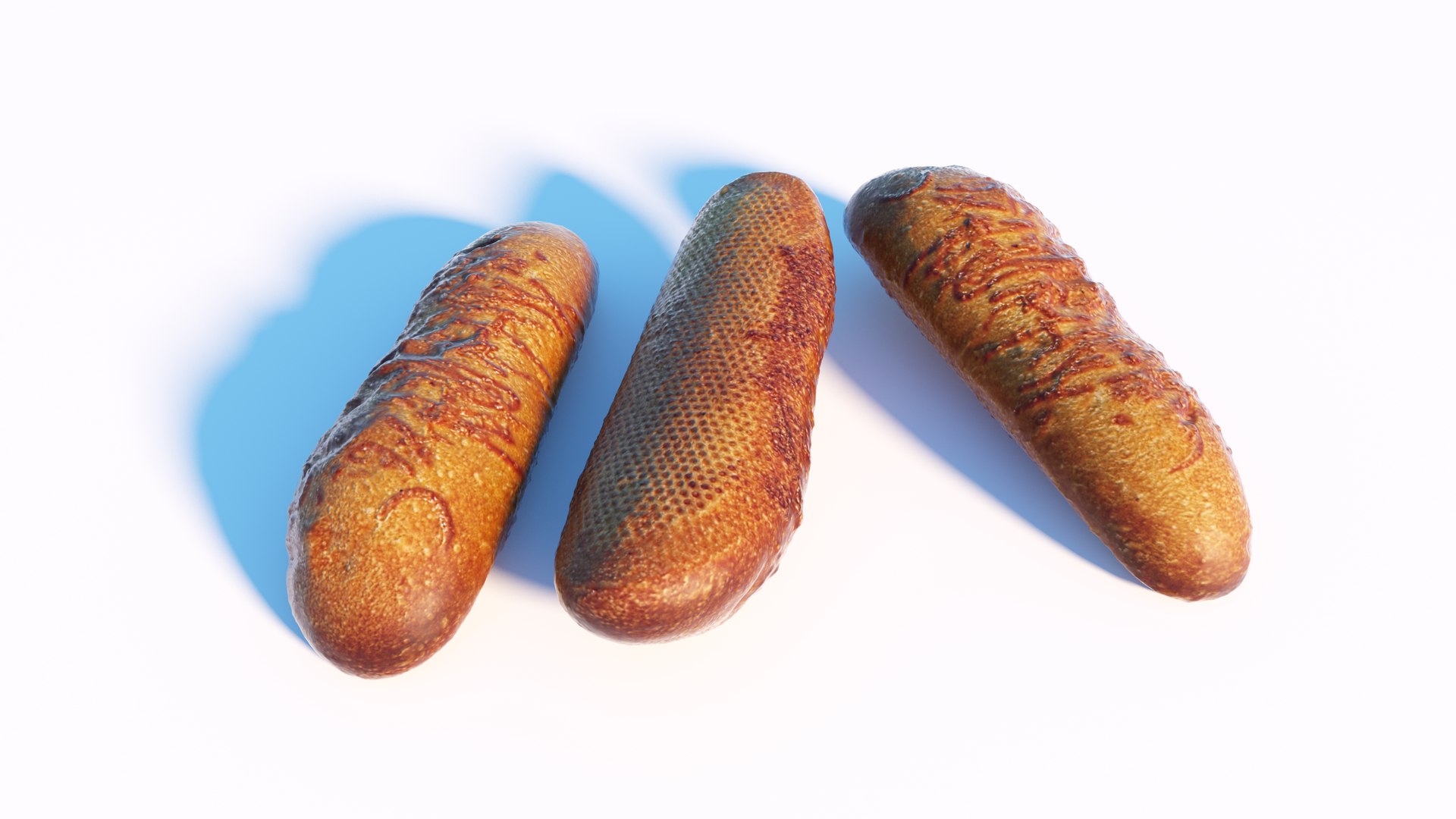 3D Model Photorealistic 3D Scan Of Cheese Bun - TurboSquid 2227754