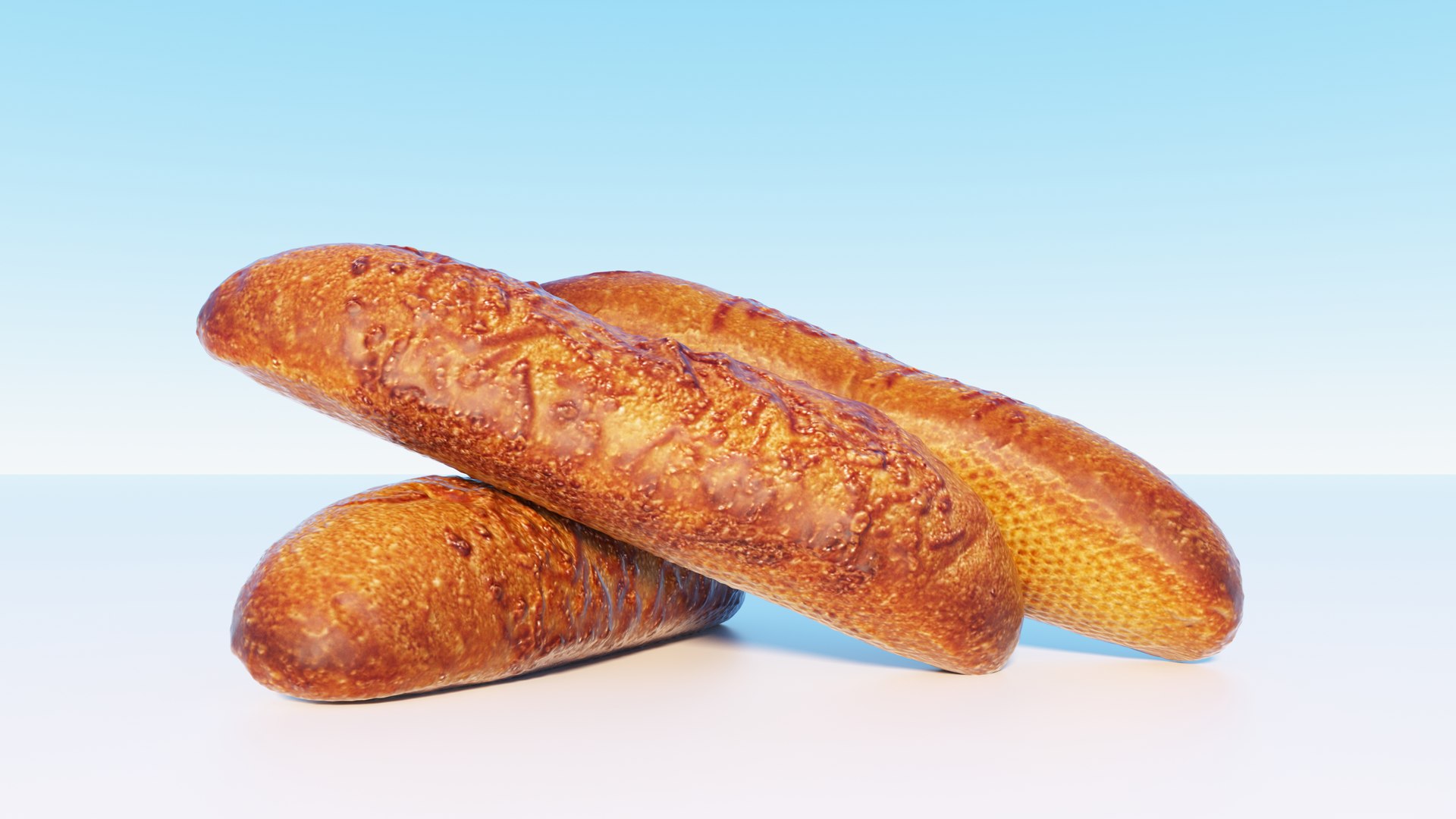 3D Model Photorealistic 3D Scan Of Cheese Bun - TurboSquid 2227754