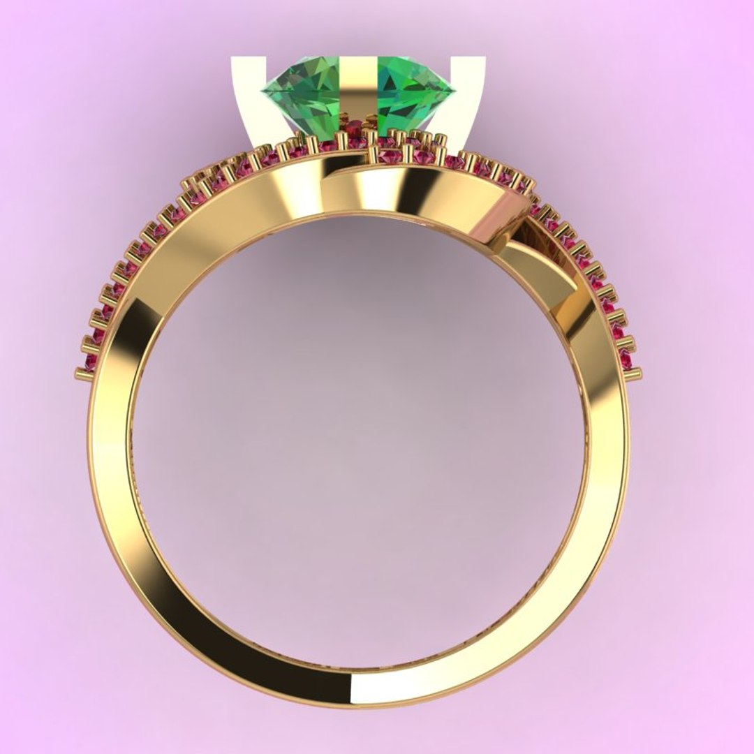 3d model designer ring