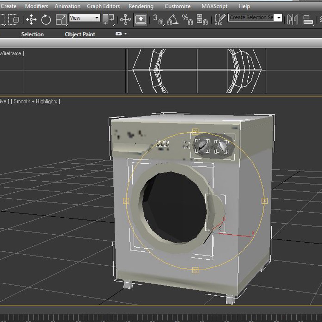 Washer 3d Model