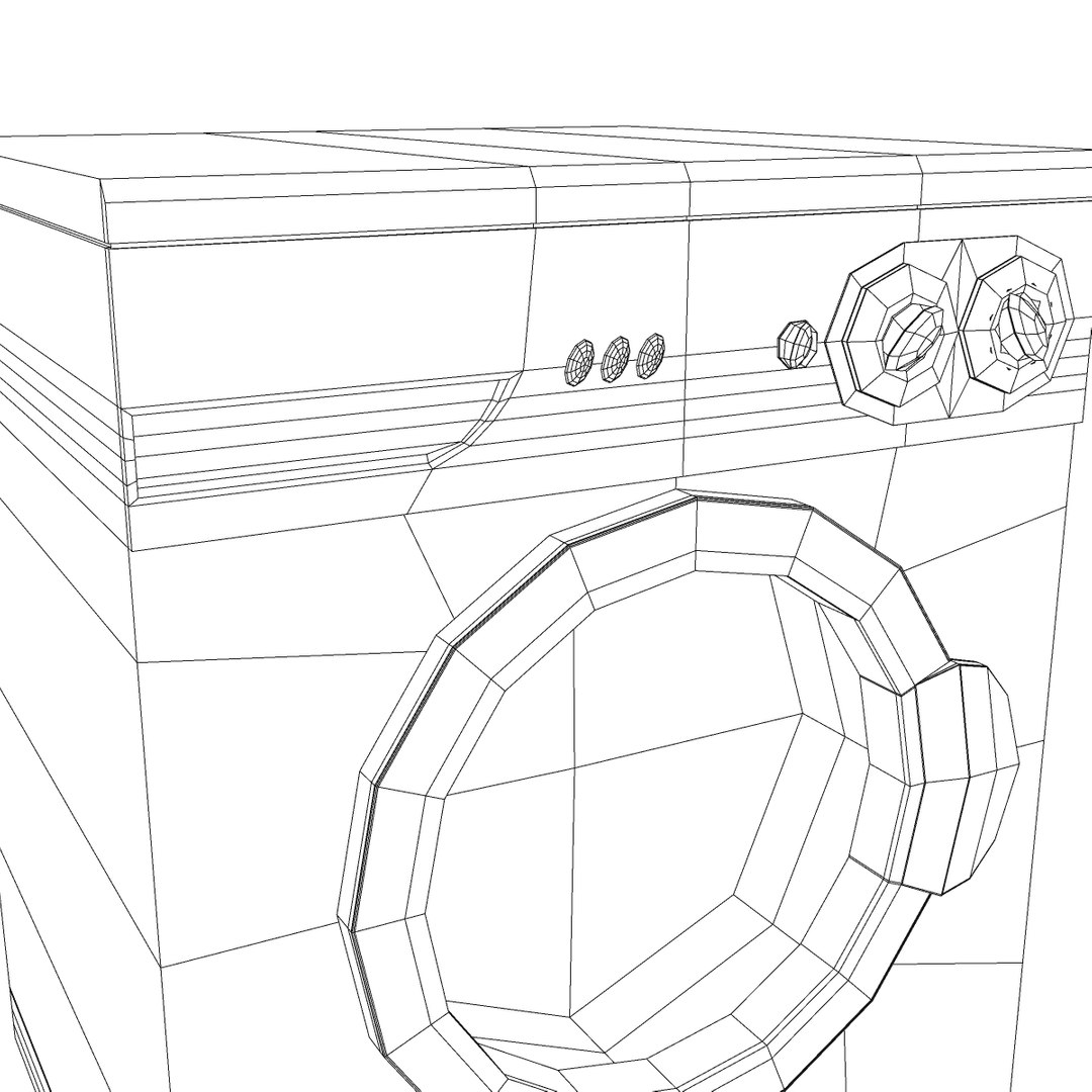 Washer 3d Model