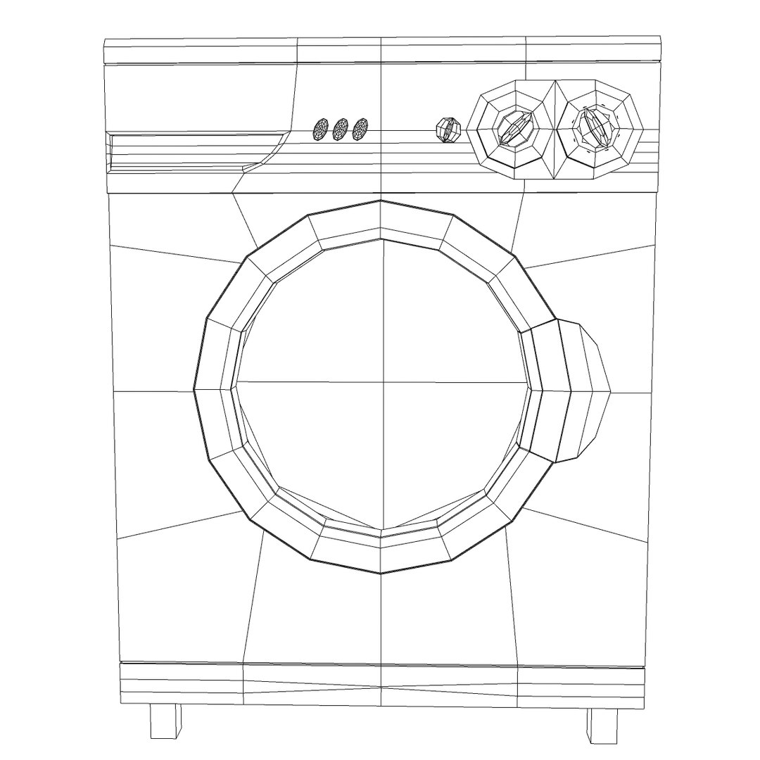 Washer 3d Model