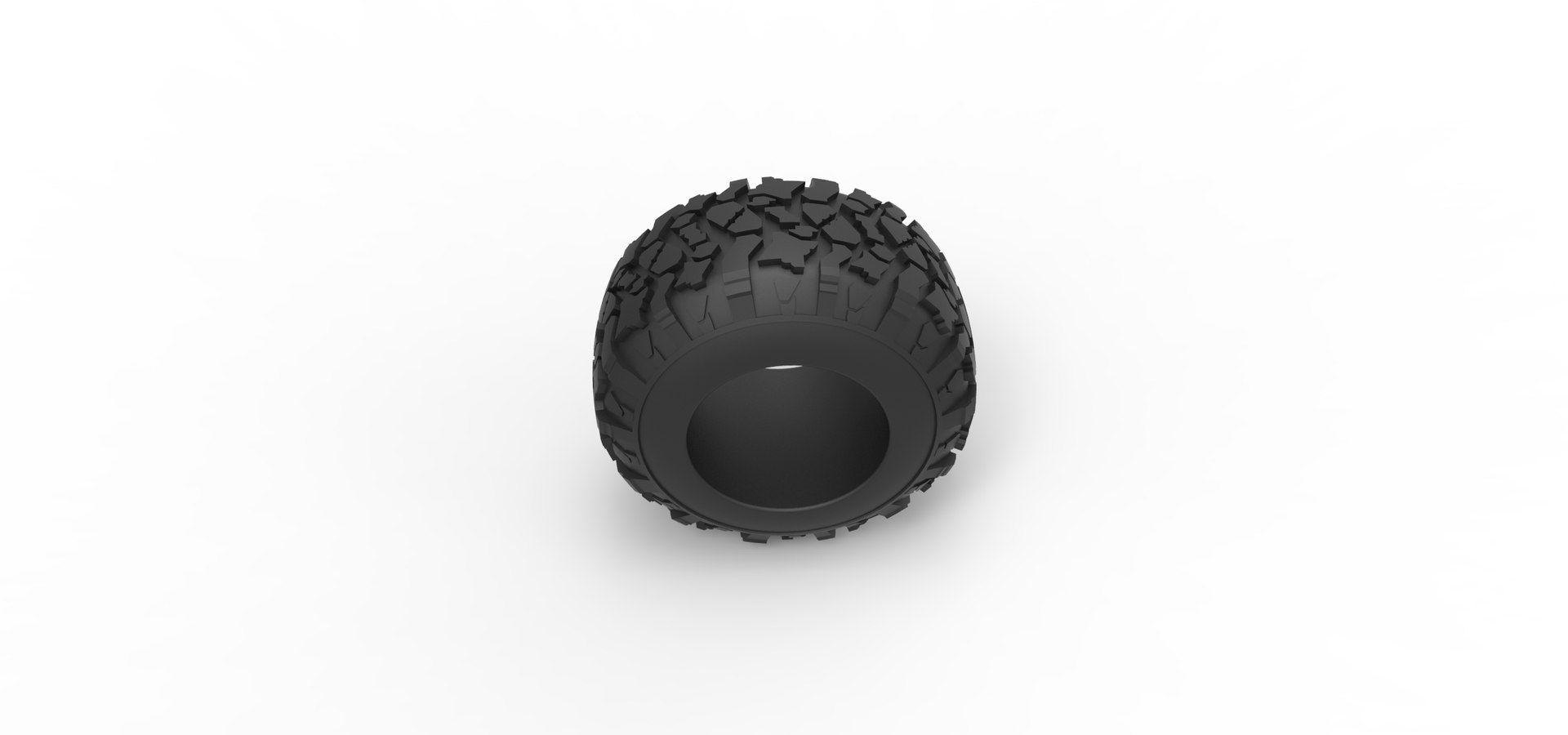 Diecast Offroad Tire 115 Scale 1 To 25 3D Model - TurboSquid 2131953