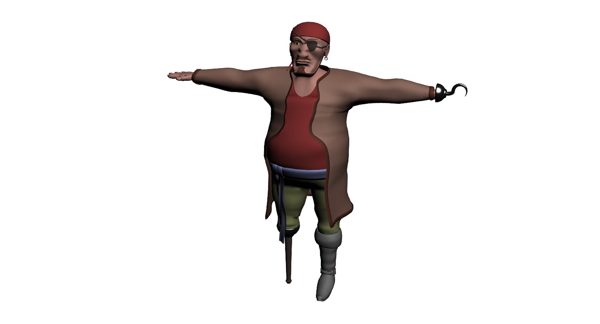 3ds Max Argh Pirate