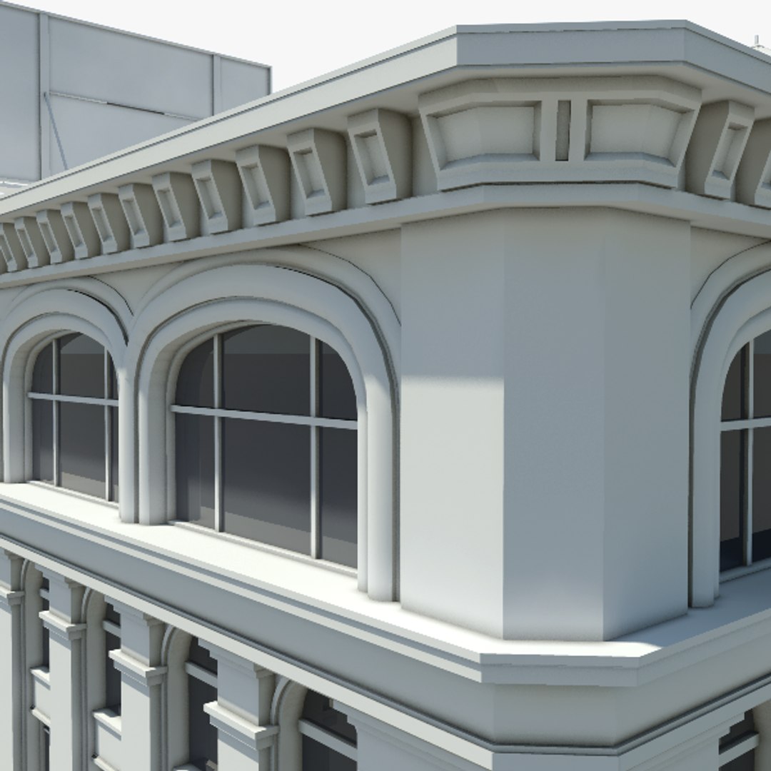 city building 3d max