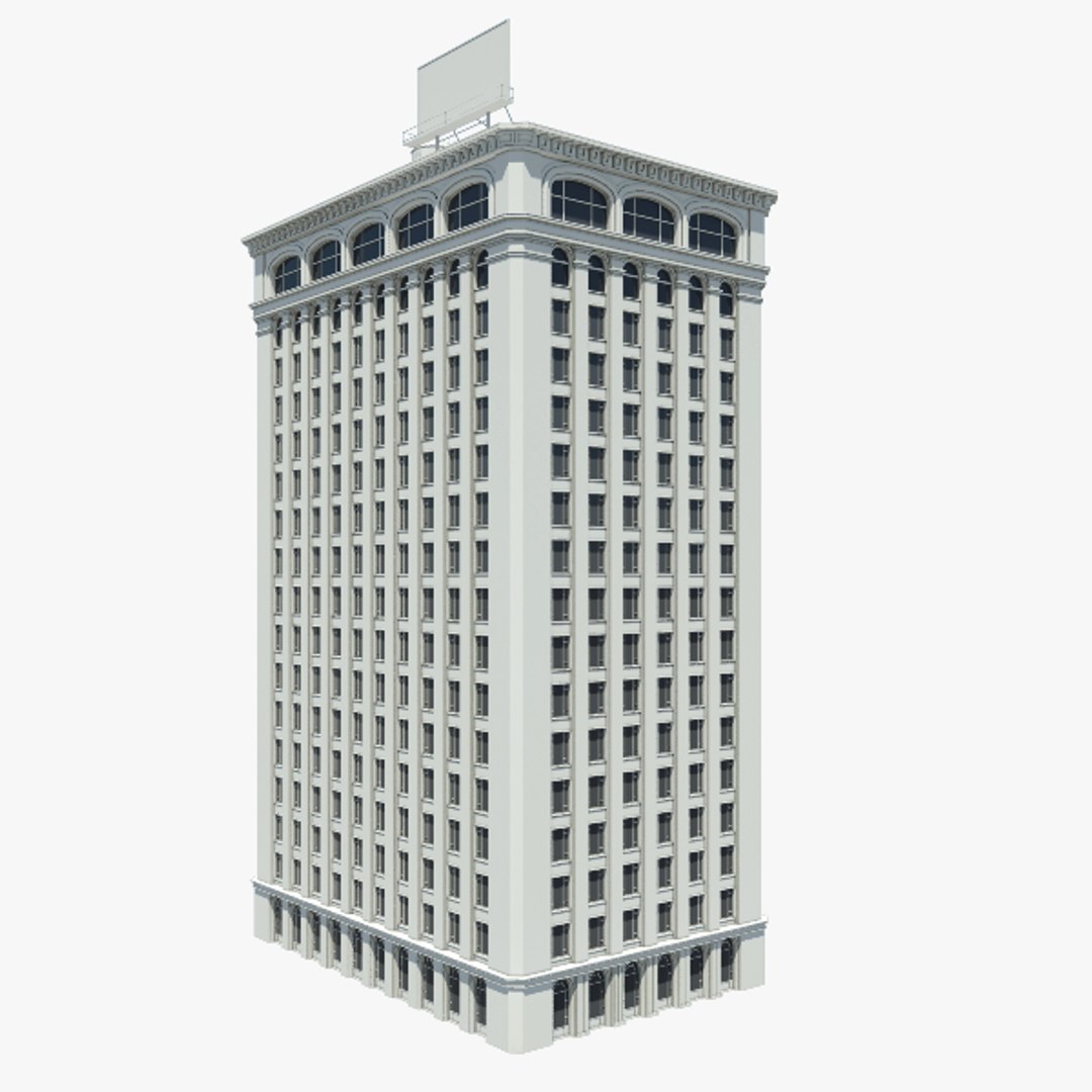city building 3d max