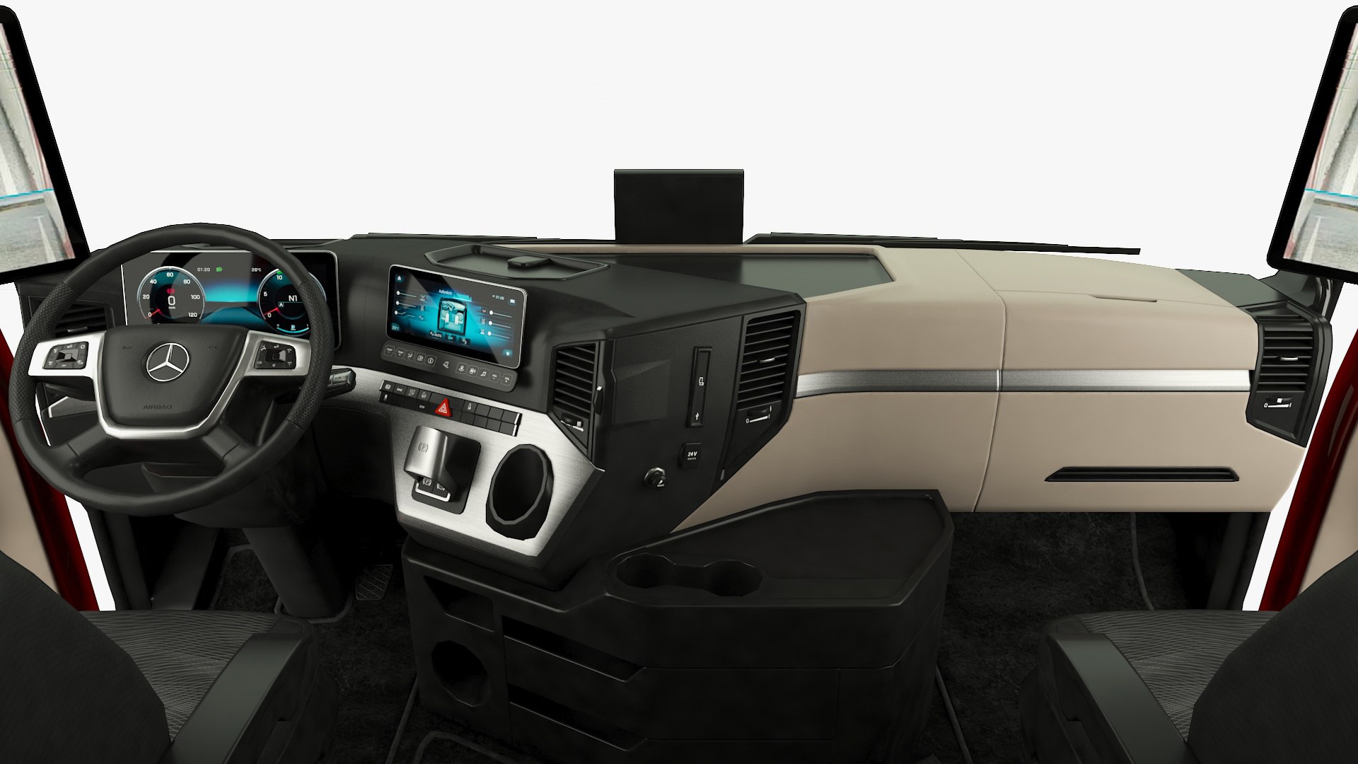 Mercedes Benz Truck Interior