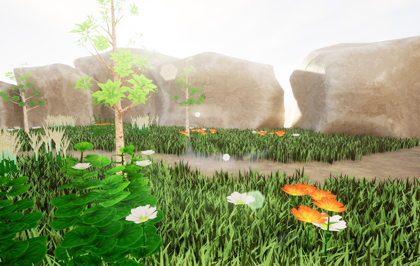 Free Cartoonish Low Poly Game Environment Scenes 3D - TurboSquid 2143975