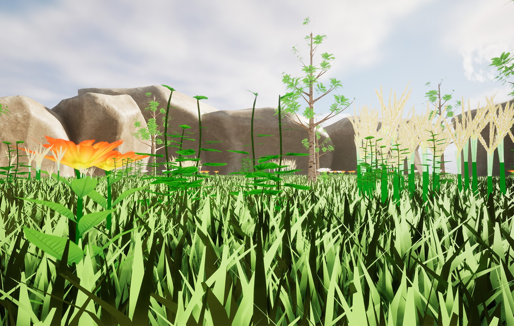 Free Cartoonish Low Poly Game Environment Scenes 3D - TurboSquid 2143975