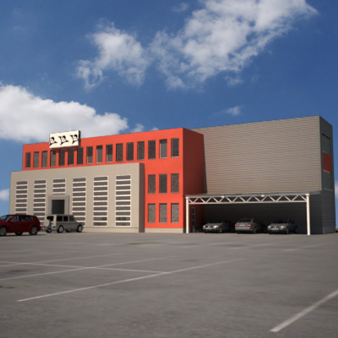 Building Rendered 3d Model