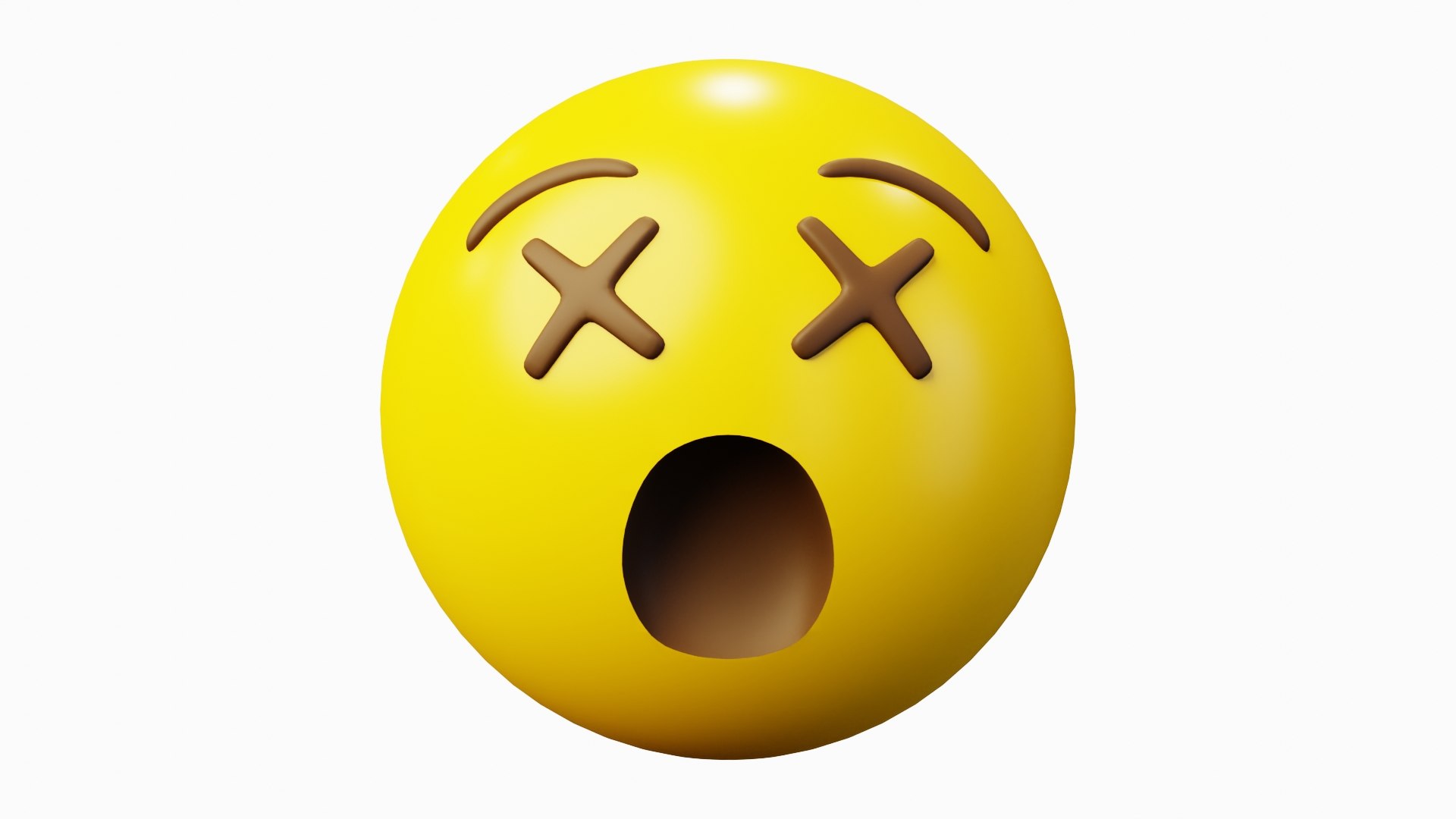 3D 10 Emoticon Yellow Ball Pack Part 4 Model - TurboSquid 2114568