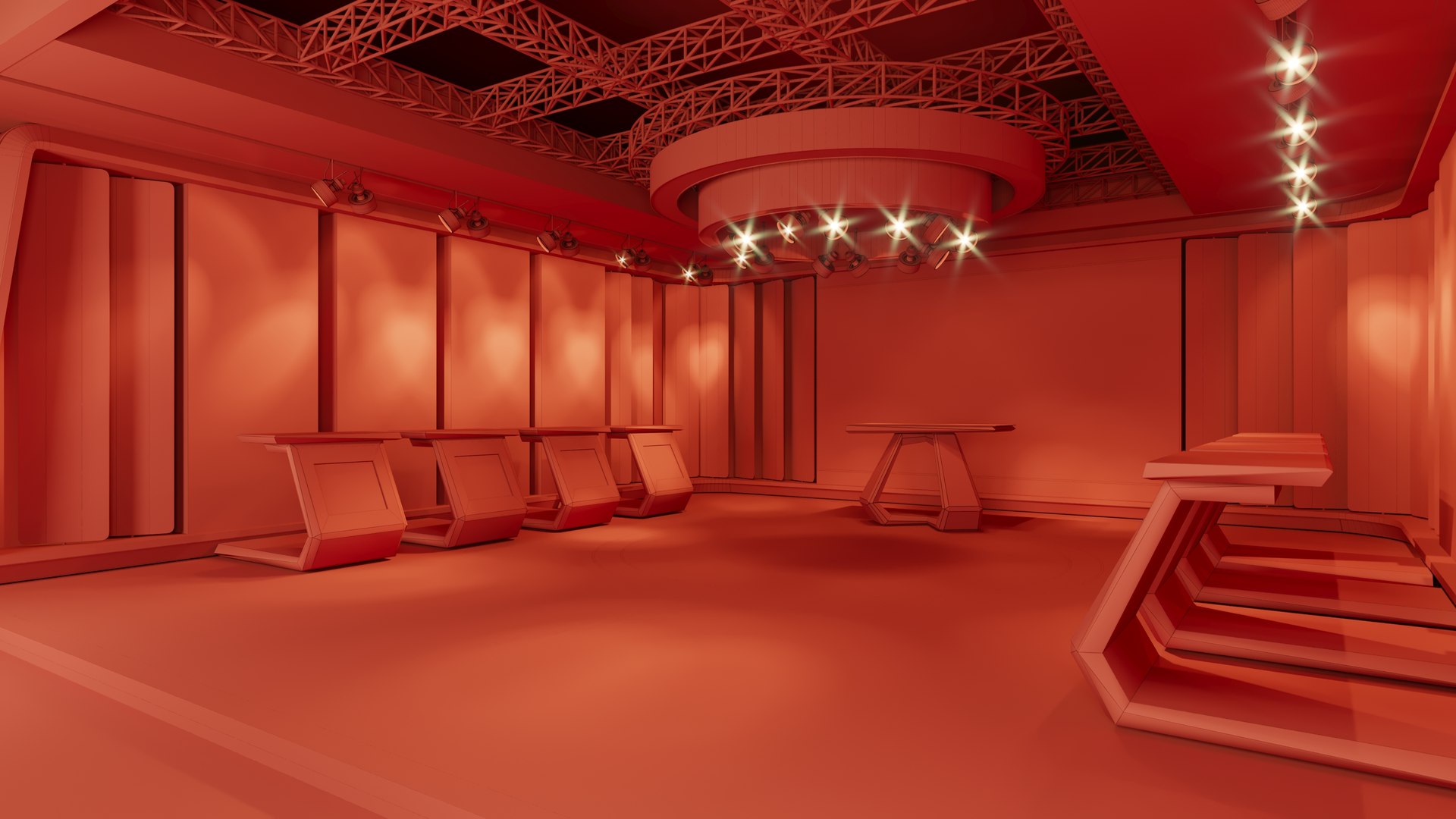 3D Virtual Game Show Set Design VR AR Low-poly - TurboSquid 2101145