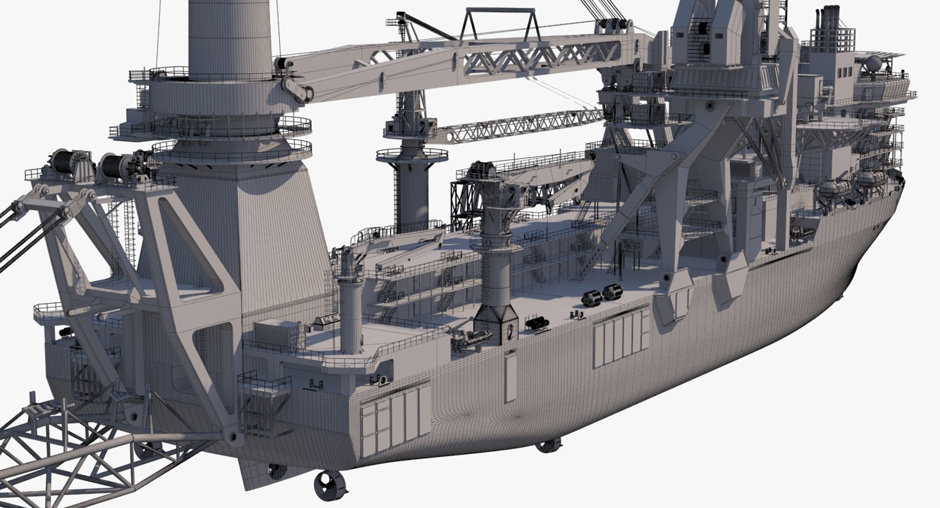 Heavylift Vessel 3D Model - TurboSquid 1194965