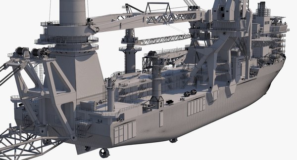 Heavylift vessel 3D model - TurboSquid 1194965